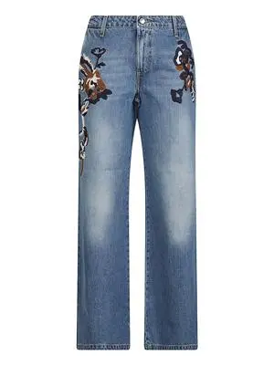 ERMANNO FIRENZE ERMANNO FIRENZE Embroidered Jeans