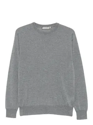 CANALI Canali Crew Neck Long Sleeve Knit Top