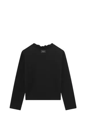 Repetto Ruffled Collar Sweatshirt - Black