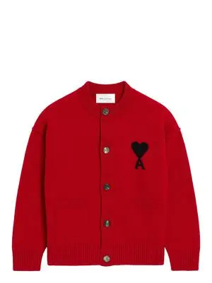 AMI Ami Paris Ami Ami De Coeur Crewneck Cardigan