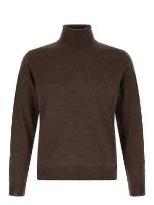 ZANONE Turtleneck Sweater - Brown