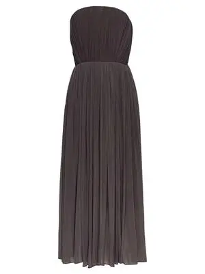 Magda Butrym Off-the-shoulder Dress - Brown