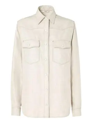 Fendi Selleria Denim Shirt - Ivory