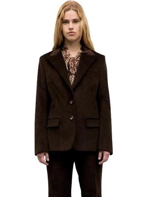 Gerard Darel Jem Velvet Jacket - Cinnamon