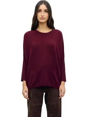 Gerard Darel 100% Cashmere Jumper - Bordeaux