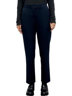Gerard Darel 7/8 Length Tailored Pants - Navy Blue