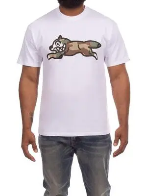 ICECREAM Camo Dog Graphic T-shirt - White