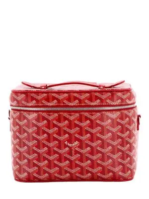 Goyard Muse Vanity Case Coated Canvas - Red