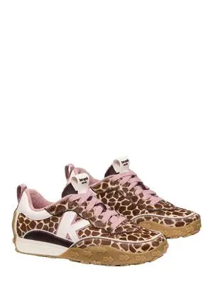 Kate Spade New York Genuine Calf Hair "k" Logo Sneaker - Hot Fudge Multi