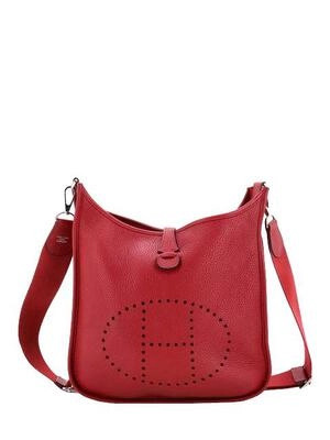 Hermès Evelyne Bag Gen Iii Clemence Pm - Red