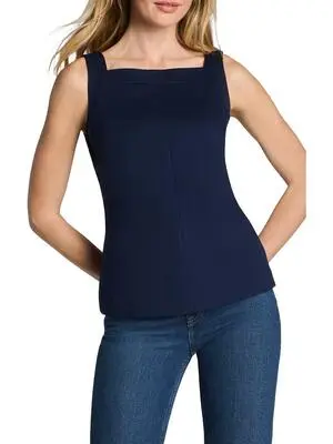 Spanx Square Neck Tank - Timeless Navy