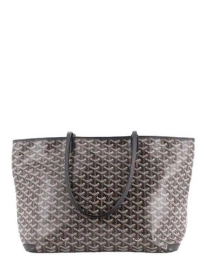 Goyard Artois Tote Coated Canvas Mm - Black