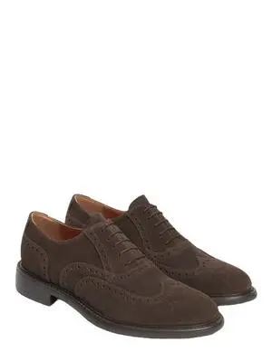 NEROGIARDINI Wingtip Oxford - Chocolate