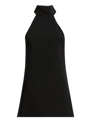 REFORMATION Niva High Neck Top - Black