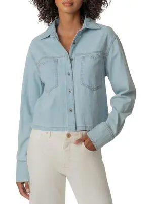 Kut From The Kloth Aubrey Cropped Button Down Shirt - Advantage