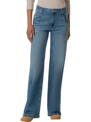 Kut From The Kloth High Waist Wide Leg Jeans - Incandescent