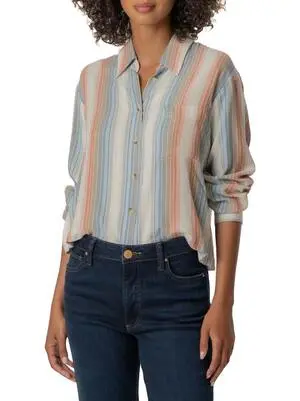 Kut From The Kloth Tabitha Striped Shirt - Cream