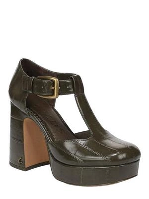 CIRCUS NY BY SAM EDELMAN Circus NY By Sam Edelman Idalia T-Strap Platform Pumps Olive