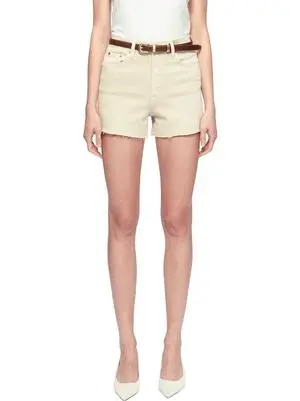 BAYEAS Flora High Waist Cutoff Denim Shorts