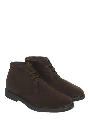 NEROGIARDINI Italian-made Chukka Boots - Chocolate