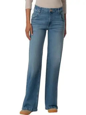 Kut From The Kloth High Waist Wide Leg Jeans - Incandescent