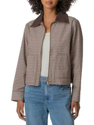 Kut From The Kloth Natalia Cotton Twill Jacket - Chocolate