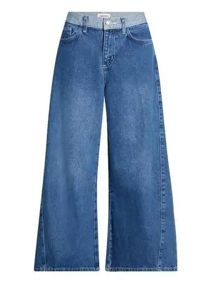 L'AGENCE L'AGENCE Bronte High Waist Crop Wide Leg Jeans