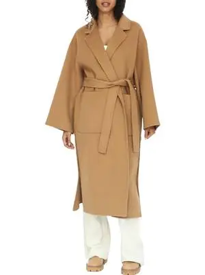 BELLE & BLOOM Wide Awake Wool Blend Coat - Camel