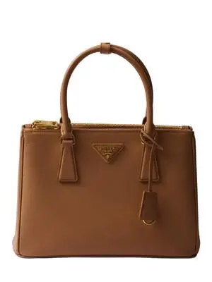 Prada Galleria Medium Saffiano Leather Bag - Brown