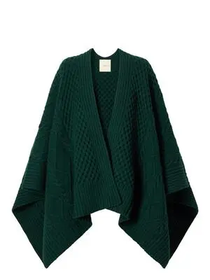 PURDEY PURDEY Lammer Muir Wool And Cashmere-Blend Cape