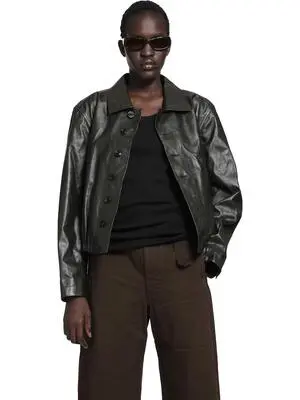 LEMAIRE LEMAIRE Soft Leather Blouson Jacket