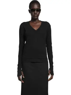 THOM KROM 2 In 1 V-neck T-shirt