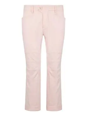 Dsquared2 Cropped Cotton Ski Pants - Pink