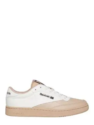 REEBOK Logo-patch Leather Sneakers - White