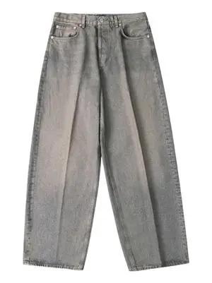 HAIKURE Bethany M High-waisted Wide-leg Jeans - Gray