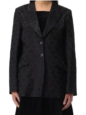 Alberta Ferretti Stretch Damask Jacket - Black