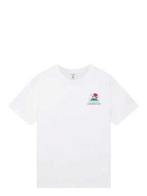 Casablanca Montagne Ondulee Tee Shirt - White