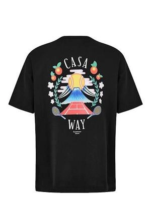 Casablanca Casa Way Mountain Tee Shirt - Black