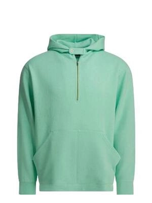 BEAMS Half Zip Hoodie - Green