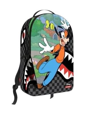 SPRAYGROUND Disney Goofy Curtain Reveal Backpack - Black/grey