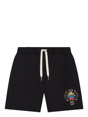 Casablanca Casa Way Mountain Sweatshort - Black
