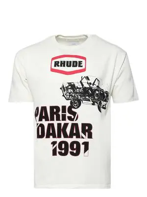 Rhude Awd Patch Tee Vintage And - White