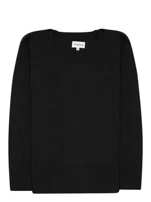 P.a.r.o.s.h Maglia In Misto Lino - Black