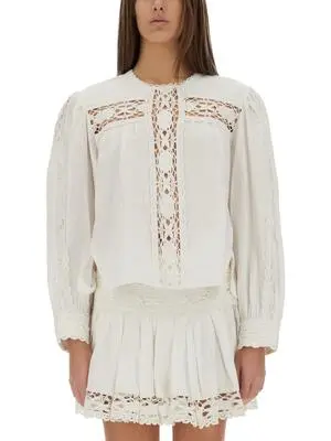 MARANT ETOILE Marant Étoile Valmira Top White