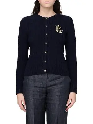 Ralph Lauren Cable Knit Button-up Cardigan - Blue