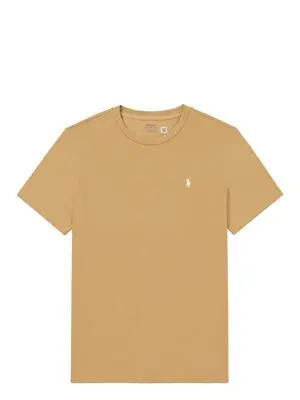 Polo Ralph Lauren Logo-embroidered Cotton T-shirt Tan