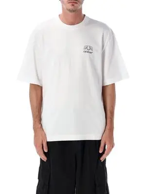 Off-White Oversized Logo T-shirt - Bianco