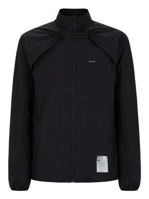 Satisfy Lightweight Zip-up Windbreaker Jacket - Black