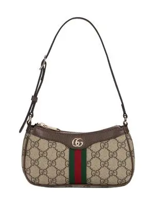 Gucci Mini Ophidia Shoulder Handbag - Beige