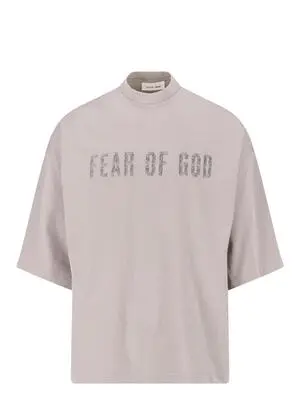 FEAR OF GOD Fear Of God Essentials Oversized Mock Neck T-Shirt